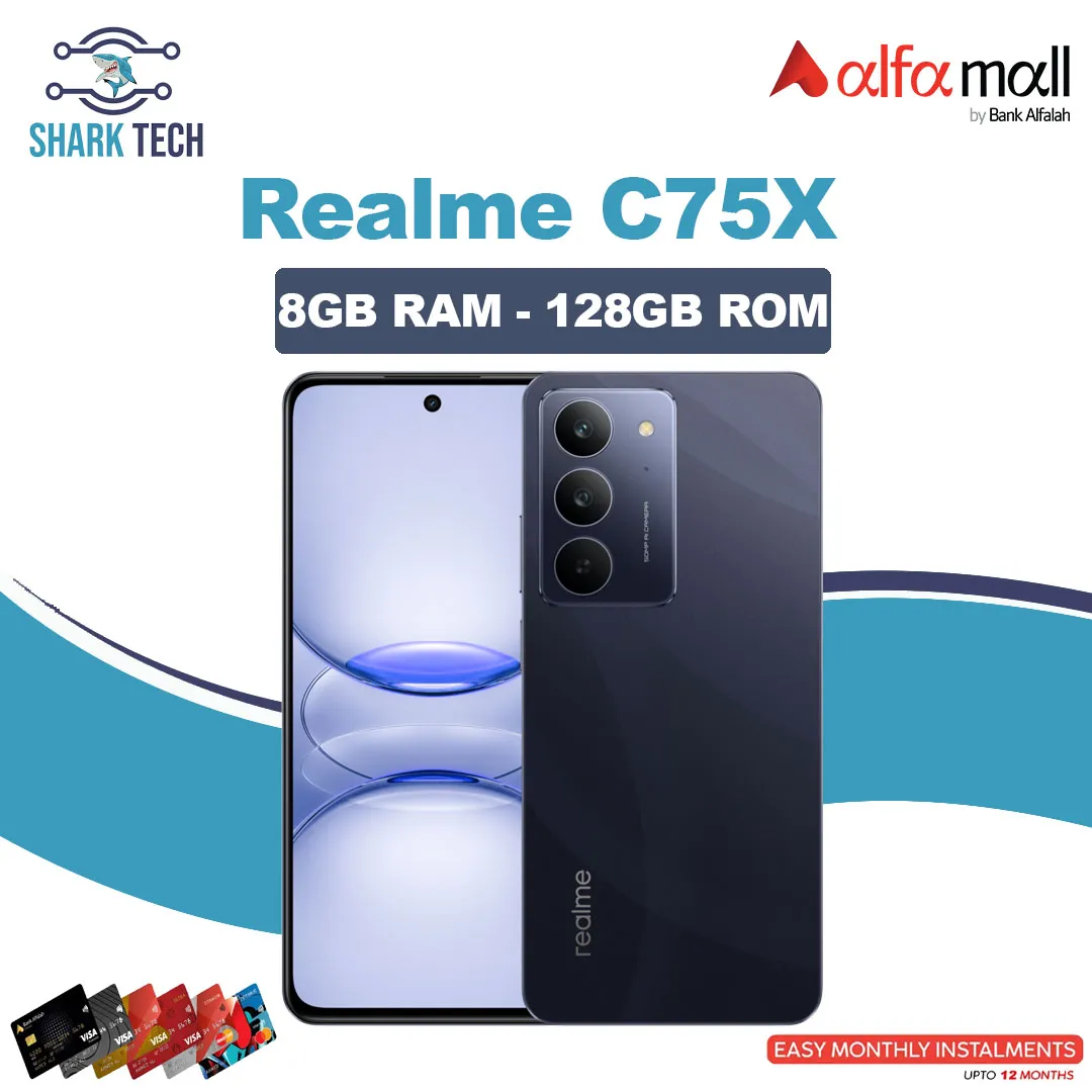 Realme C75X 8GB Dynamic RAM 128GB ROM Non Active PTA Approved With ...