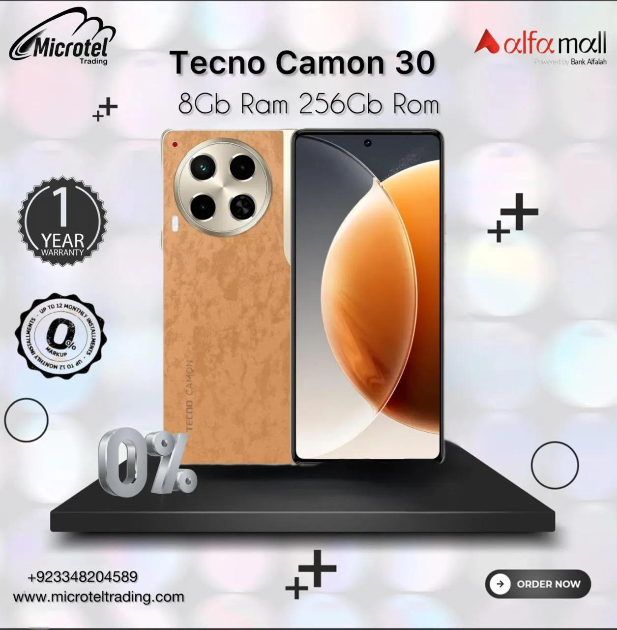 Tecno Camon 30 8GB 256GB Official Pta Aproved 1Year Official Warranty ...