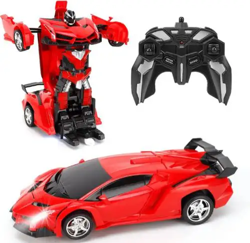 Speed King Robot Car | One Button Transformation | Remote Control 2.4G ...