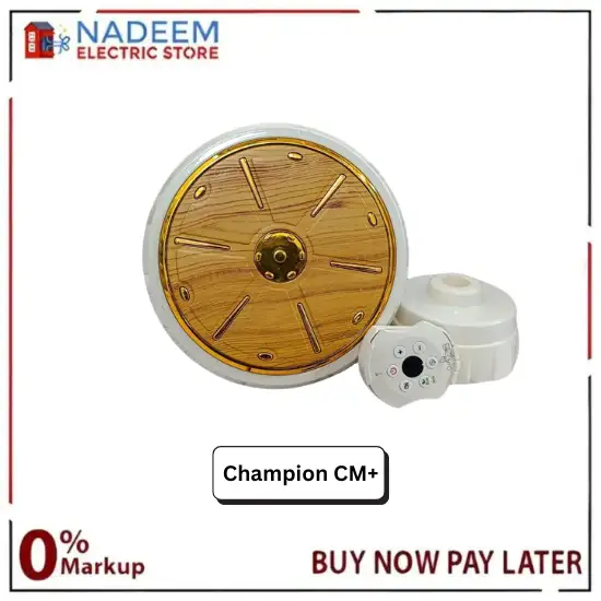 Champion CM+ (AC-DC Ceiling Fan Inverter Hybrid) - Remote Control ...