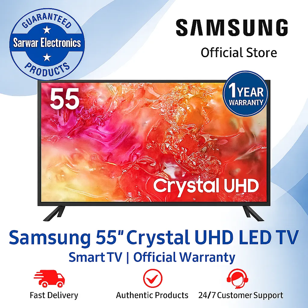 Samsung 55” Crystal UHD LED TV On Installment With Official Warranty ...