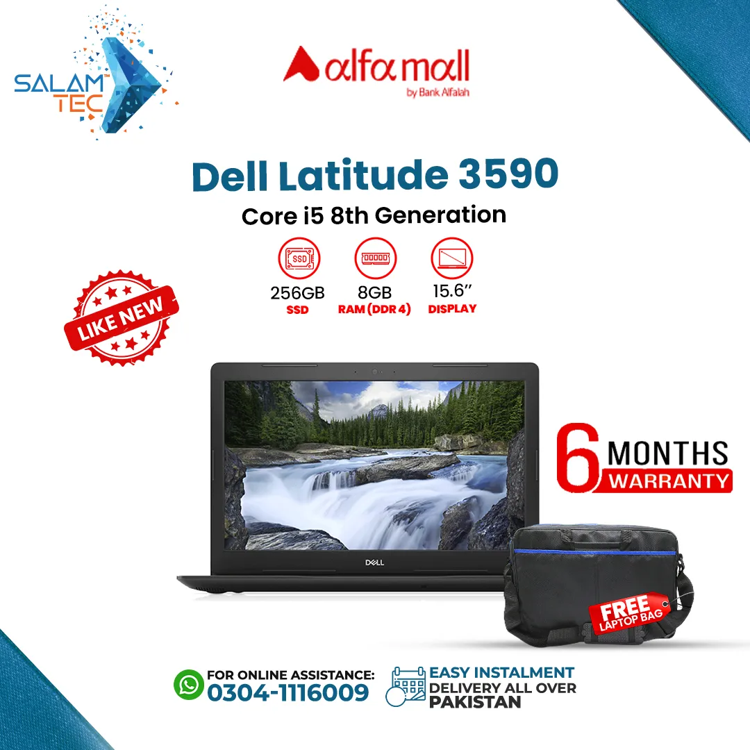 Dell Latitude 3590 Core i5 8th Generation Like New Laptop With Free ...