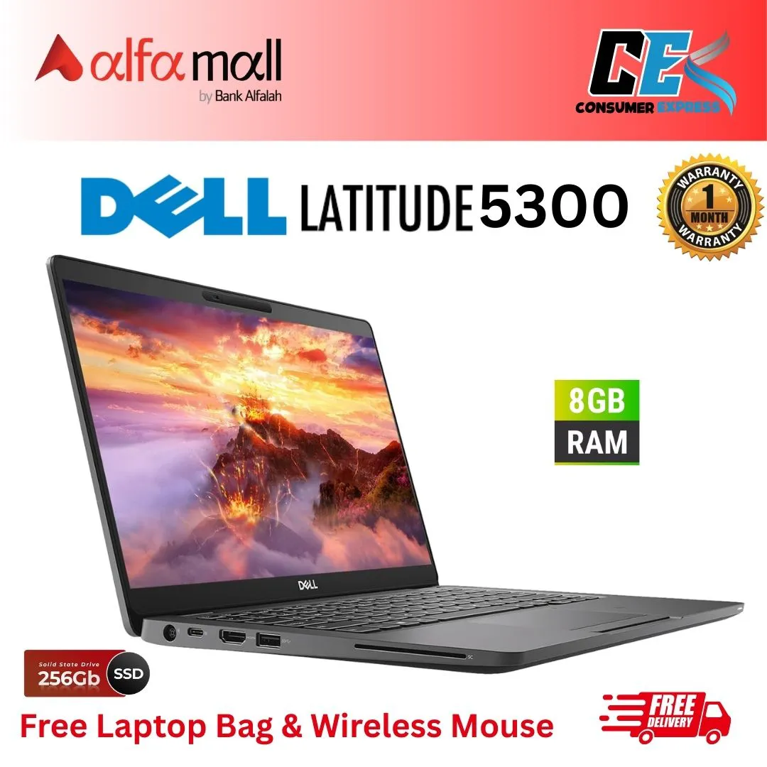 Dell Latitude 5300 Core i5 8th Gen 13.3" Laptop - Installment