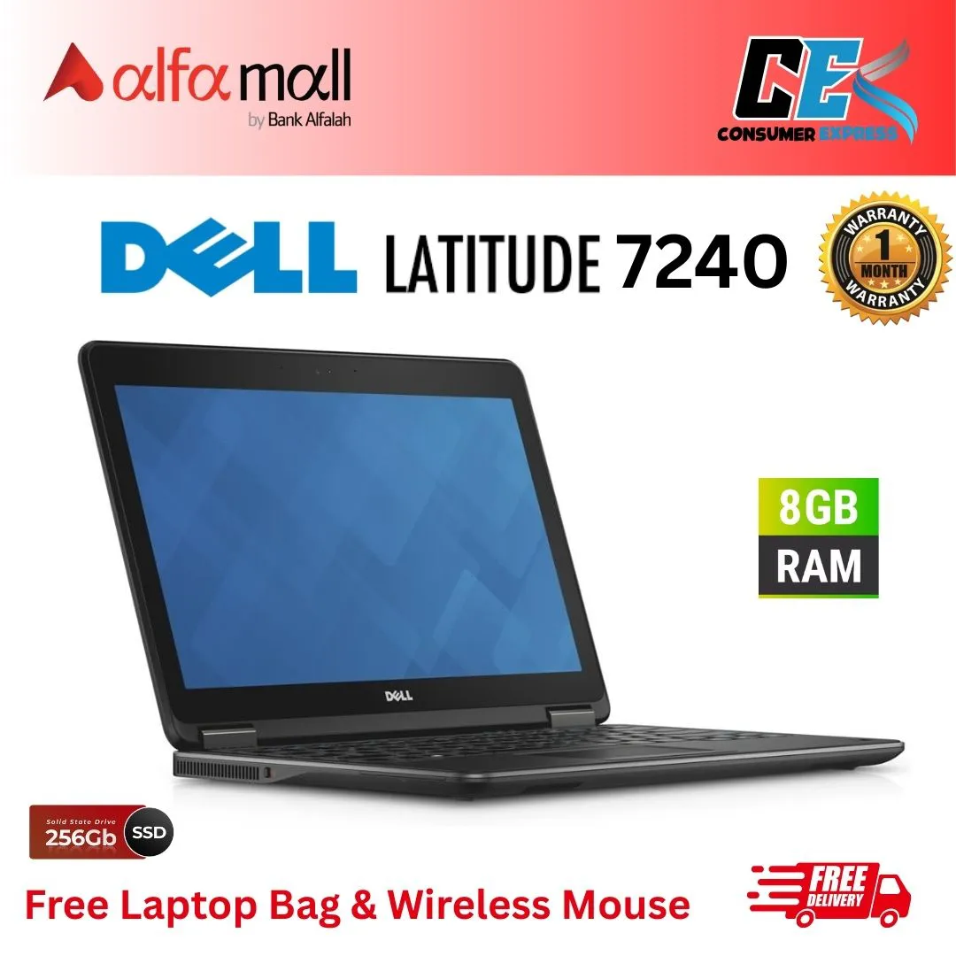 Dell Latitude E7240 Core i5 4th Gen 14" Laptop - Installment