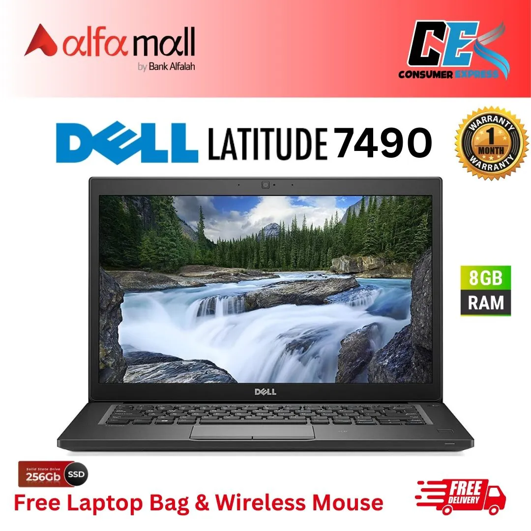 Dell Latitude 7490 Core i5 7th Gen 14" Laptop - Installment