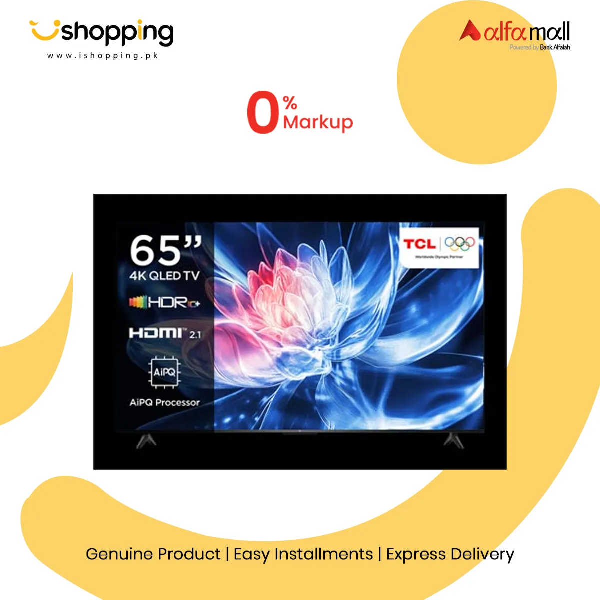 TCL 65 Inch QLED TV (T6C) Price in Pakistan | iShopping.pk