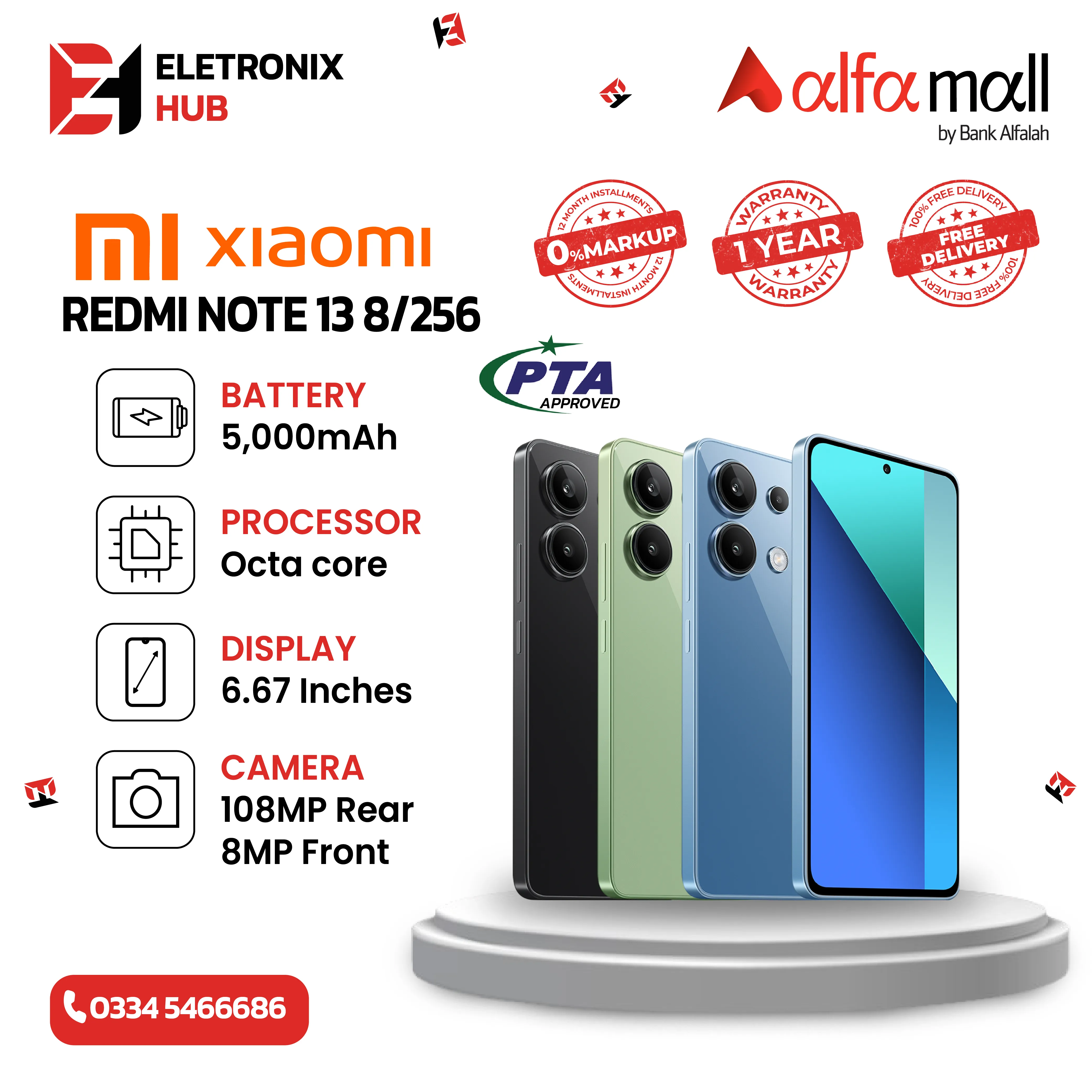 Xiaomi Redmi NOTE 13 8/256