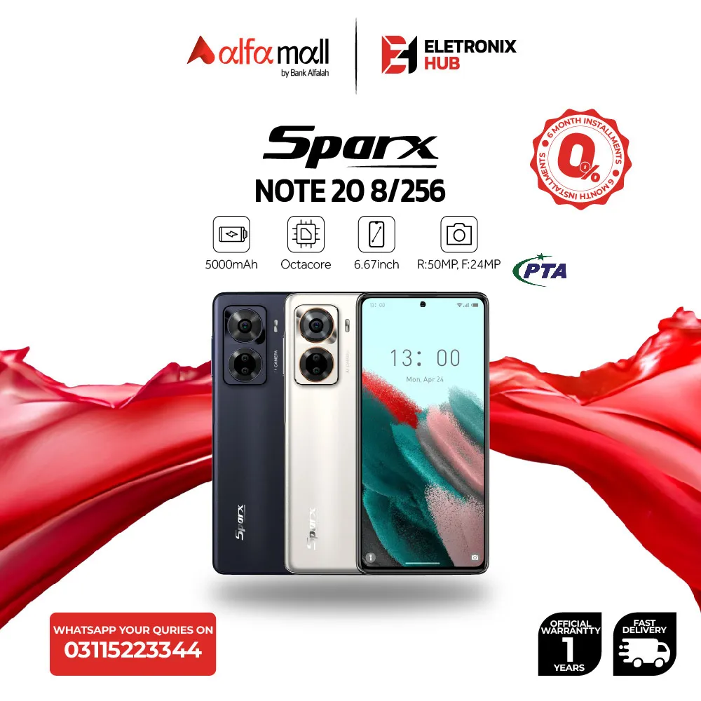 Sparx Note 20 8/256