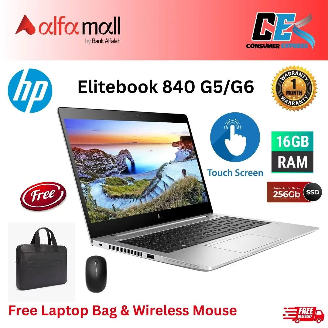 HP Elitebook 840 G5/G6 Core i5 8th Gen 16GB Ram 256GB SSD 14inch ...