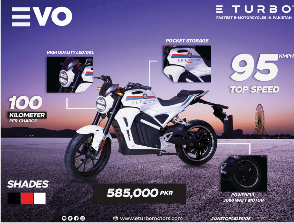 E-Turbo EVO by Green wheels | Additional Rs.15,000/- Charges Outside of ...