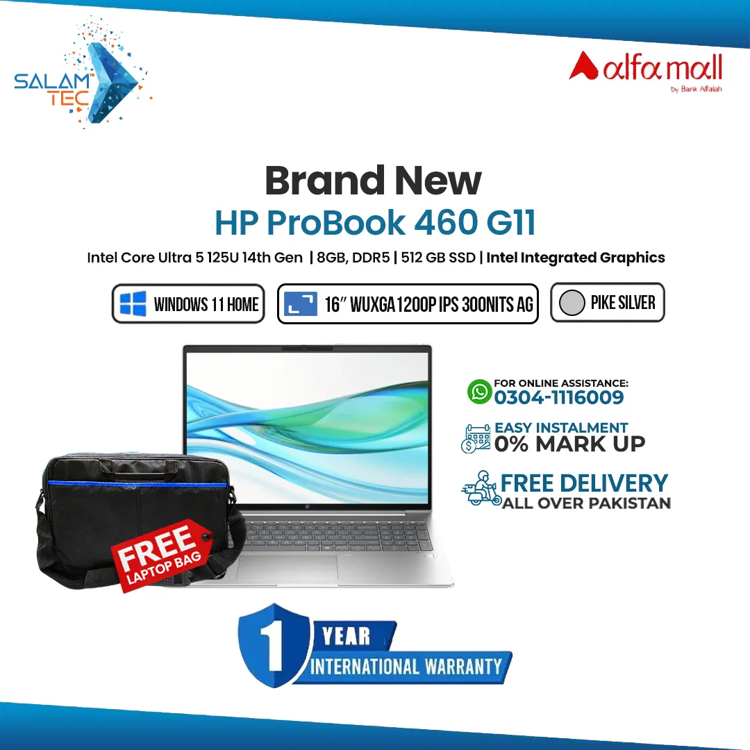 HP ProBook 460 G11 Intel Core Ultra 5 14th Generation Brand New Laptop ...