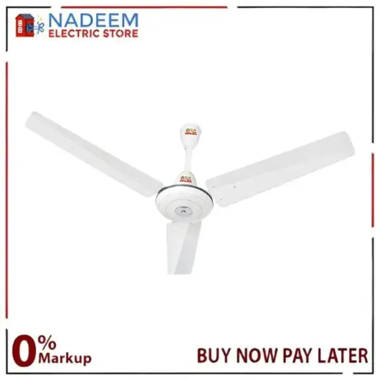 GFC Ceiling Fan AC DC Deluxe Model (PACK OF 2) 56 Inverter Hybrid Fan Superior quality White ...