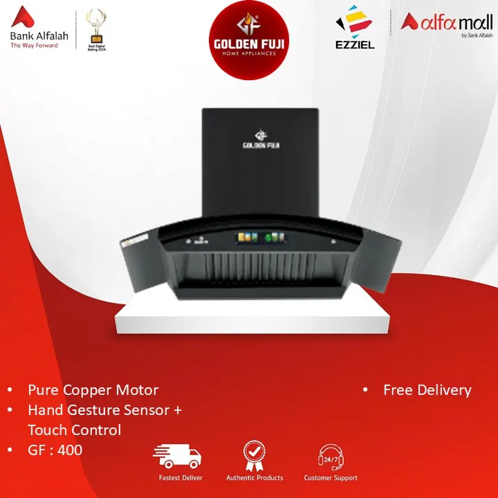 Golden Fuji Kitchen Hood GF-400 90CM Chimney Kitchen Hood -ET