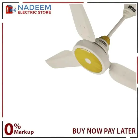 Khurshid Fan Grace (AC-DC Ceiling Fan Inverter Hybrid) - Remote Control Copper Winding 56 inches ...