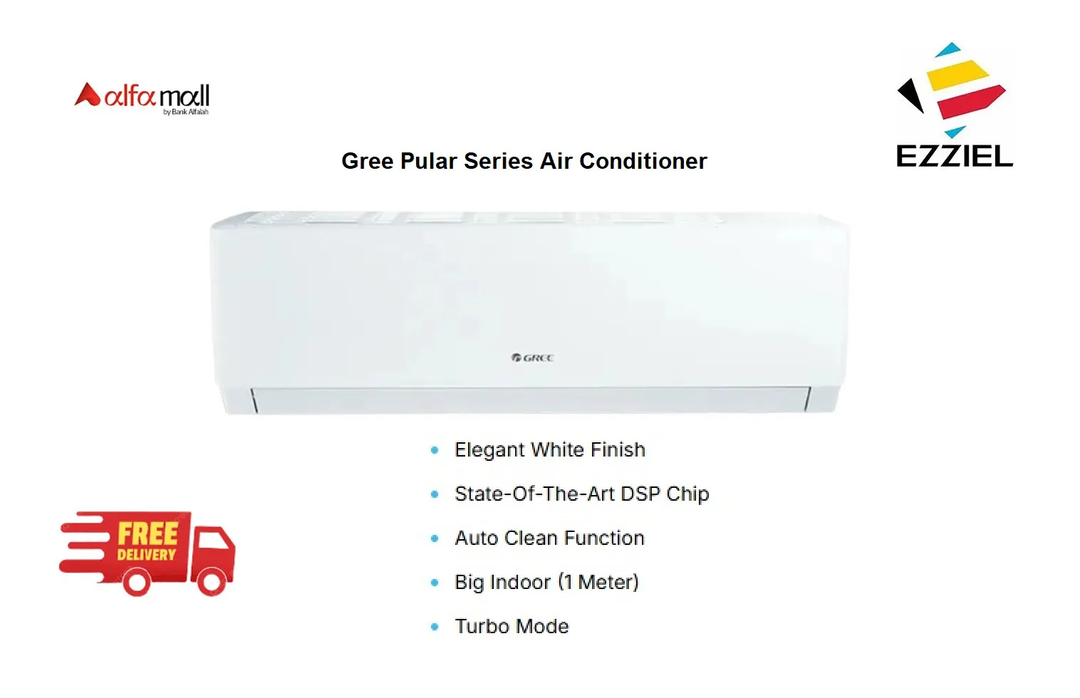 Gree ac 1 ton inverter 12pith11w