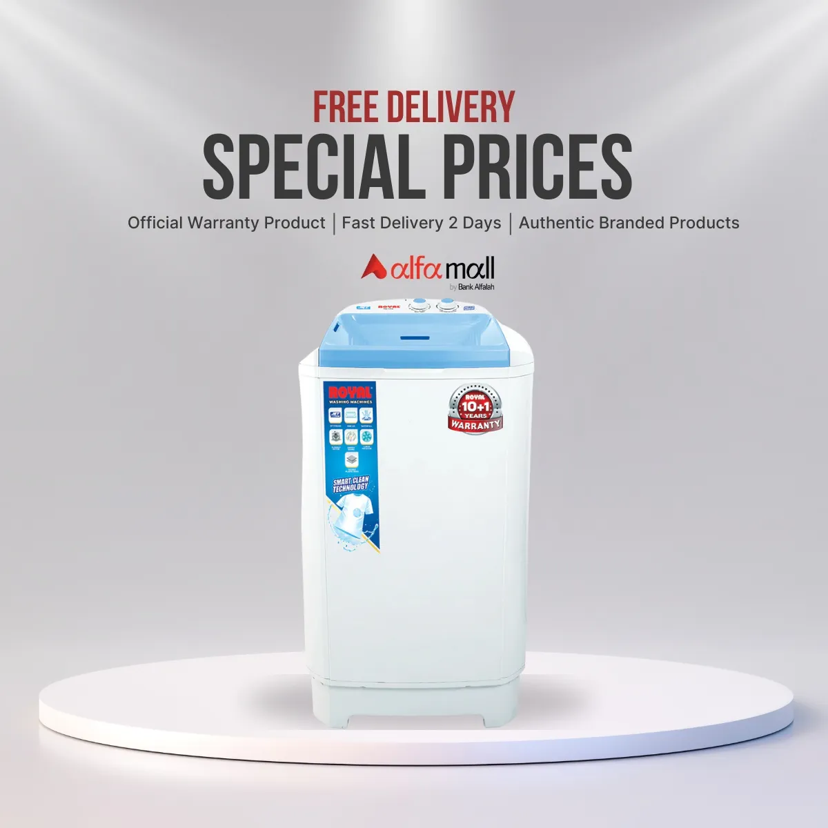 ROYAL WASHING MACHINE RW-1010SB SINGLE 10 KG PRICE IN PAKISTAN