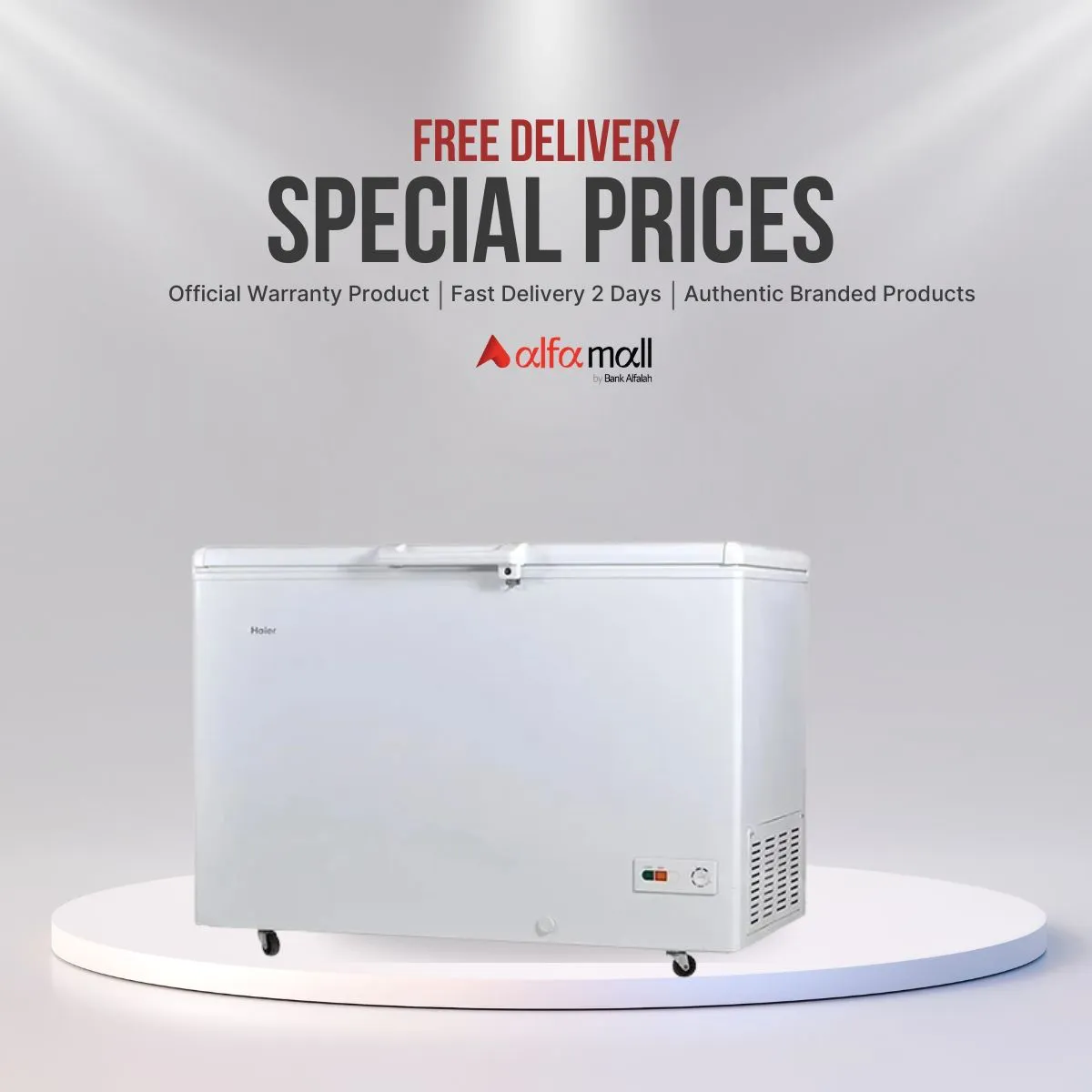 HAIER 405 LITER HDF-405INV DEEP FREEZER INVERTER (15 CFT) PRICE IN PAKISTAN