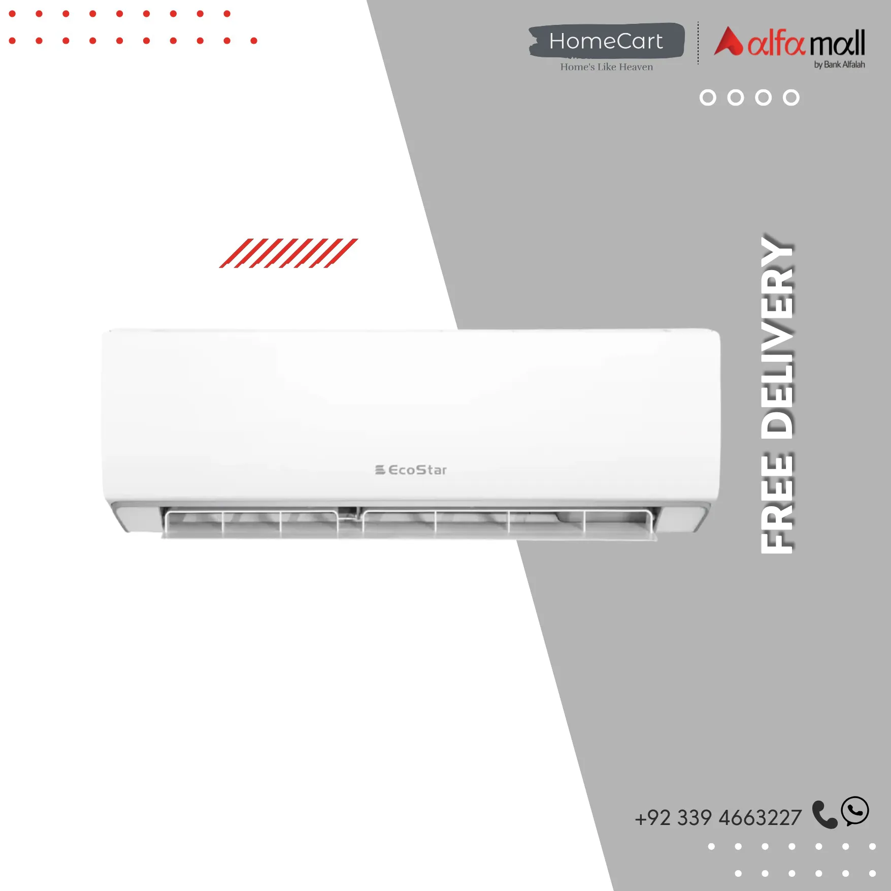 EcoStar Emperor Series, R32 Refrigerant, White Finish, Heat & Cool ...