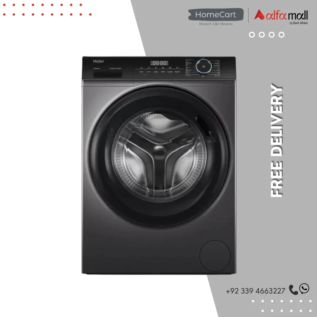 Haier Front Load Series, Direct Motion Motor & Smart Dual Spray, 8.0 kg ...