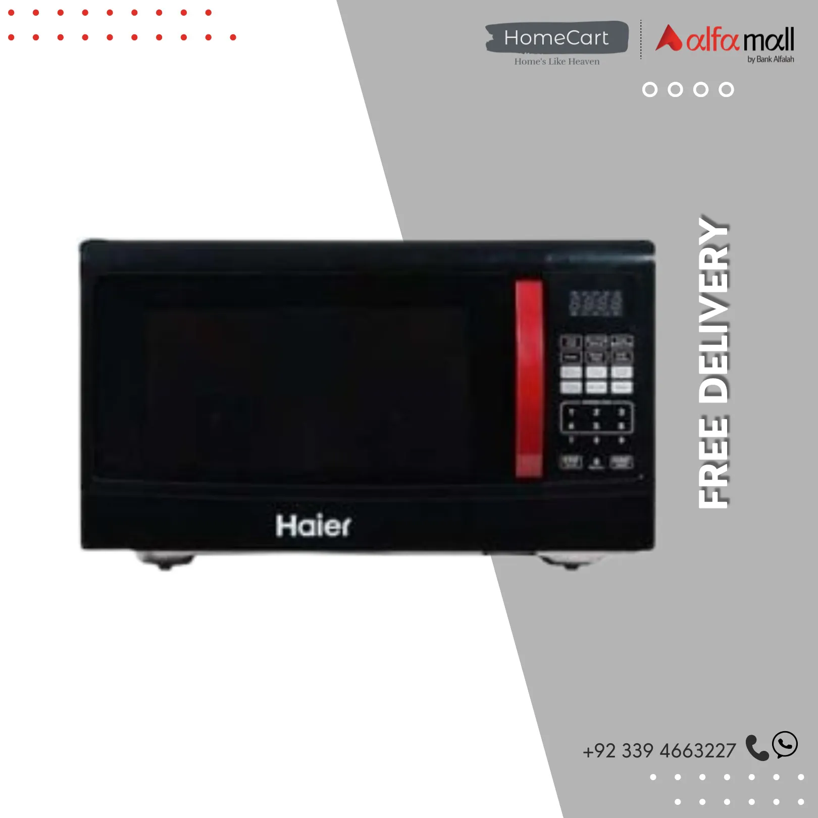 Haier Digital Series, Touch Controls, 7 Auto Menus, 45 Liters Microwave ...