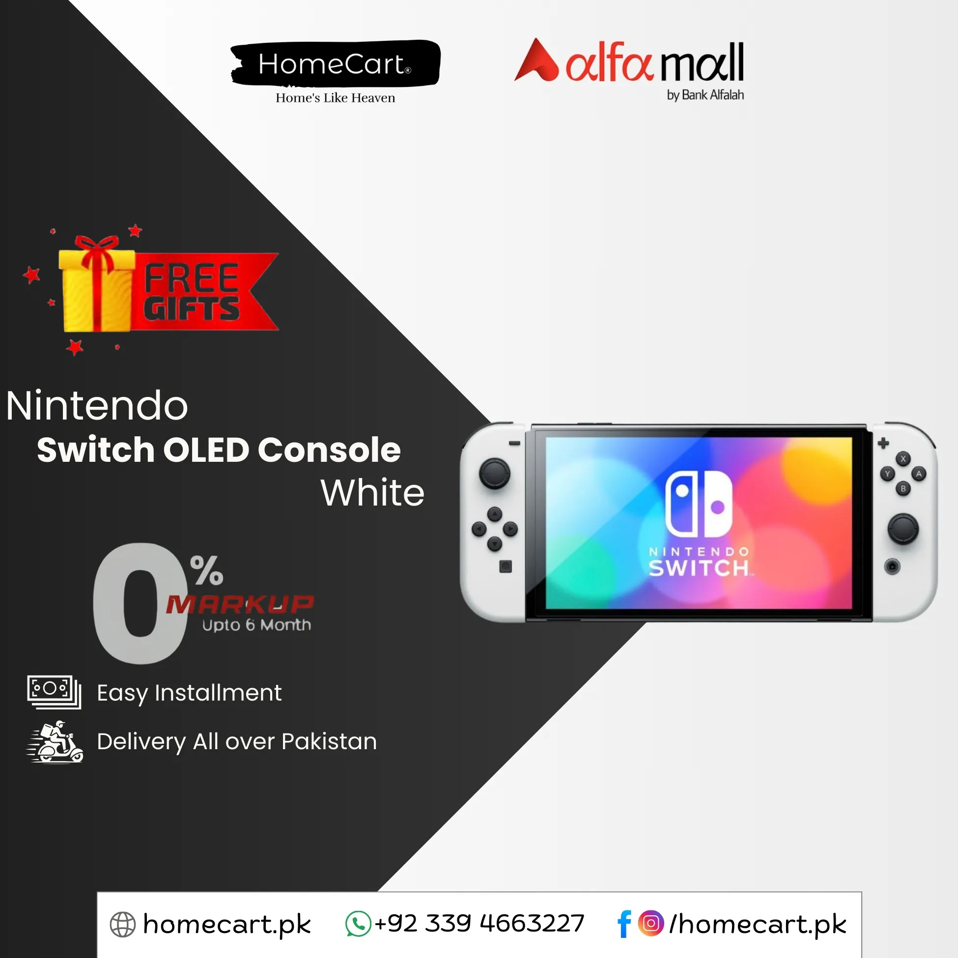 Nintendo Switch Oled Console White at best Price in Pakistan with ...