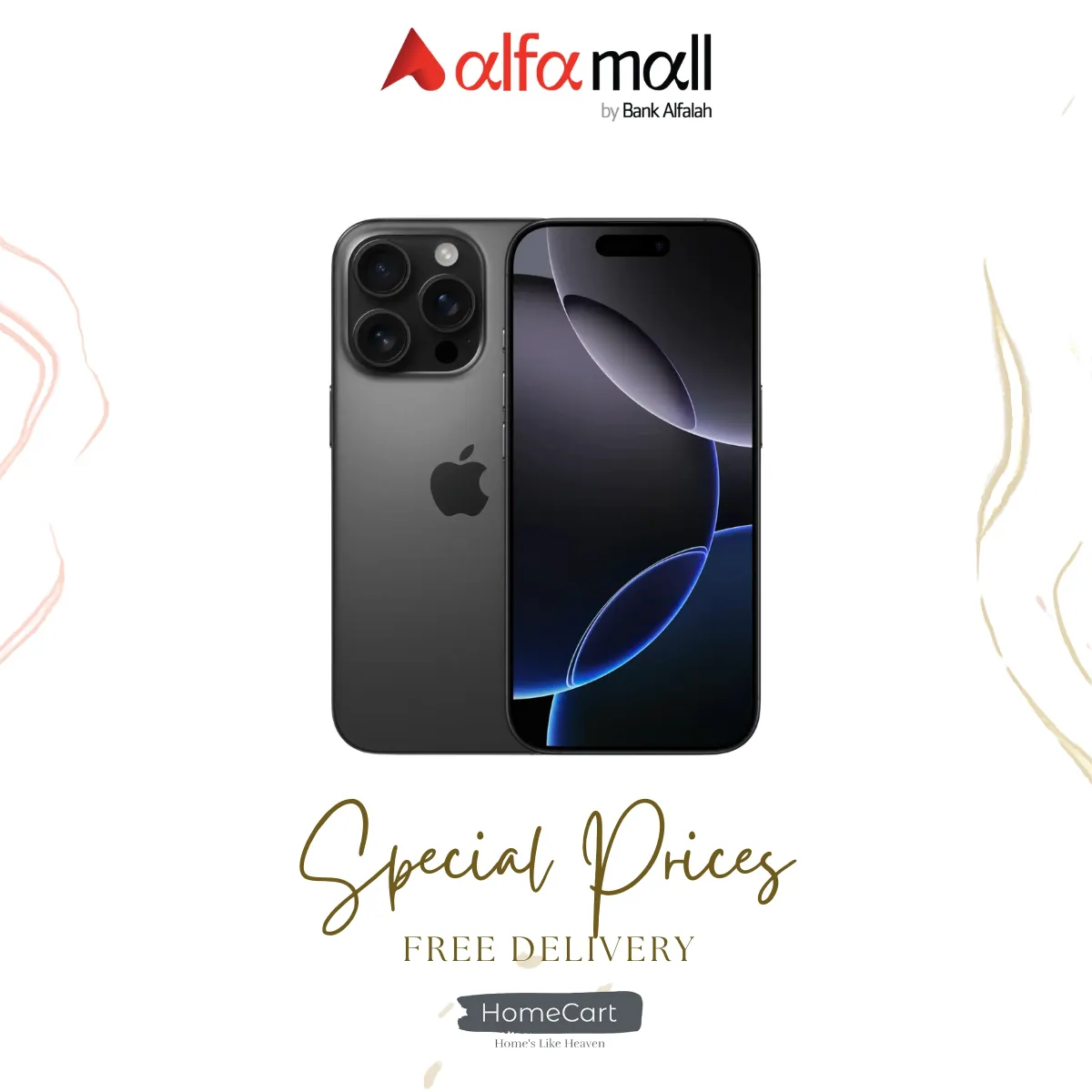 Apple Iphone 16 Pro Max 256GB (BLACK TITANIUM ) - 1 Year Official Warranty - PTA Approved