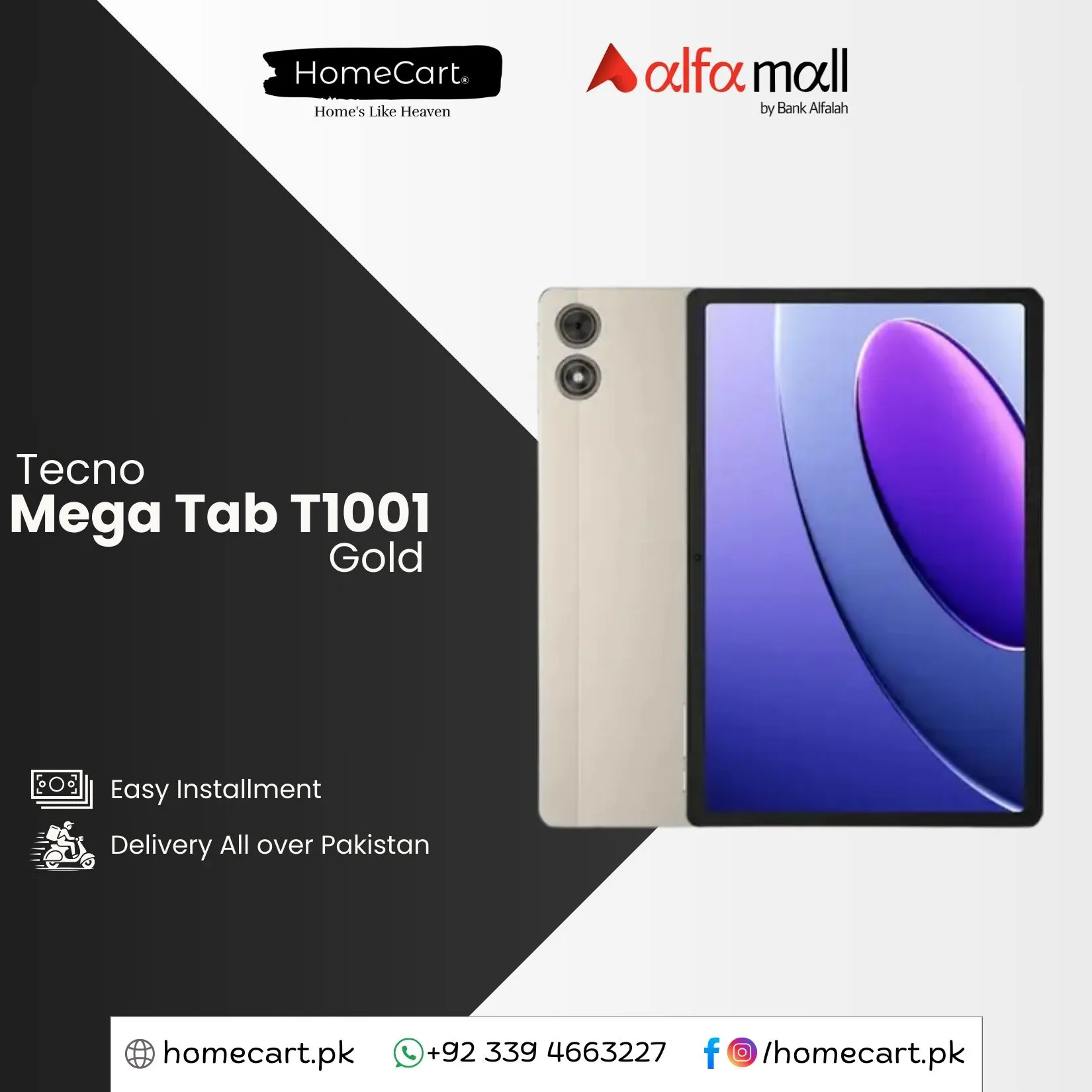 TECNO TAB T1001 MegaPad 10 128GB 4GB RAM - Homecart