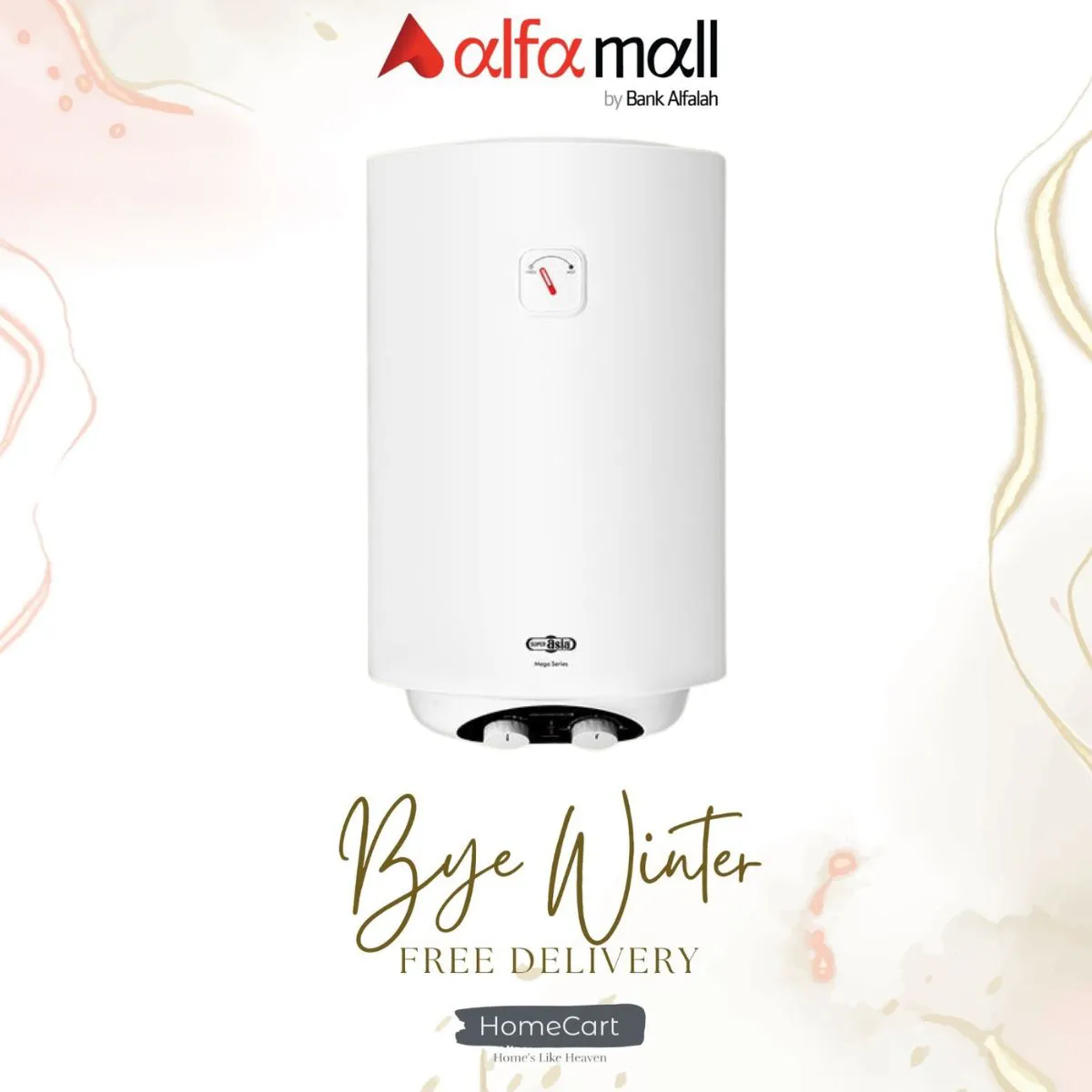 Super Asia MEH30 Electric Water Heater 30 Liter Water Capacity