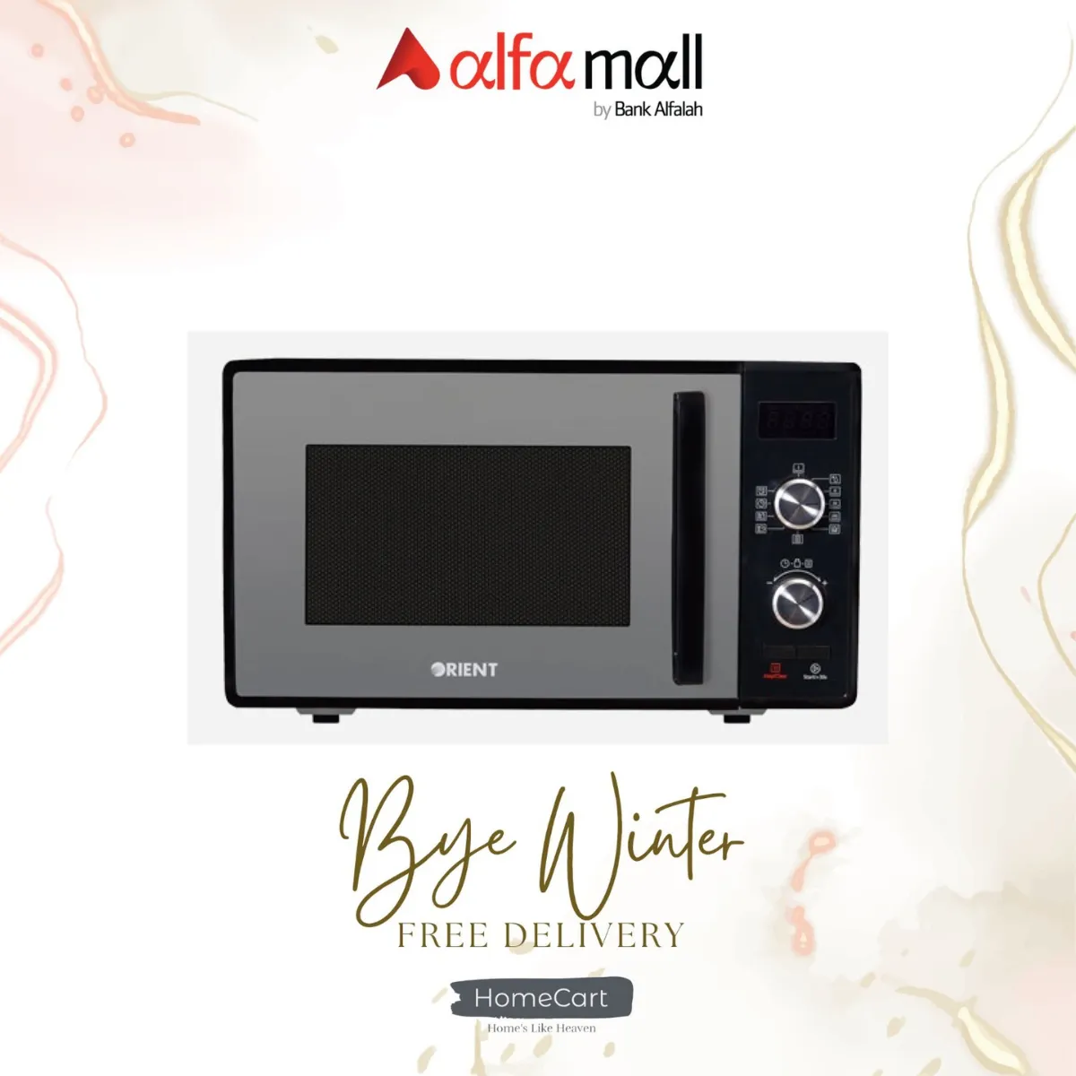 Orient Microwave Oven Roast 23D Grill Black