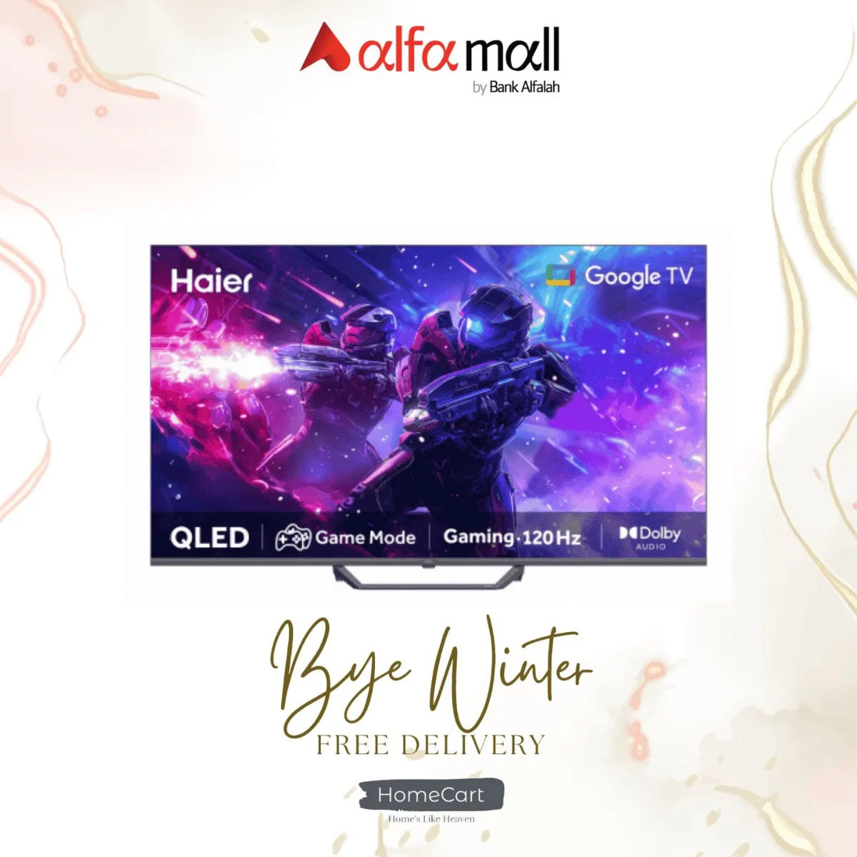 Haier 98 Inch S90 QLED Smart TV (Google TV) 4K HDR