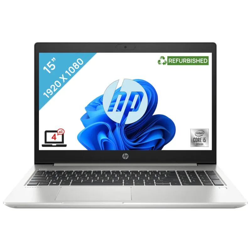 hp probook 450g7 i5 10th generation 16gb ram 256gb ssd 15.6" with 6 ...