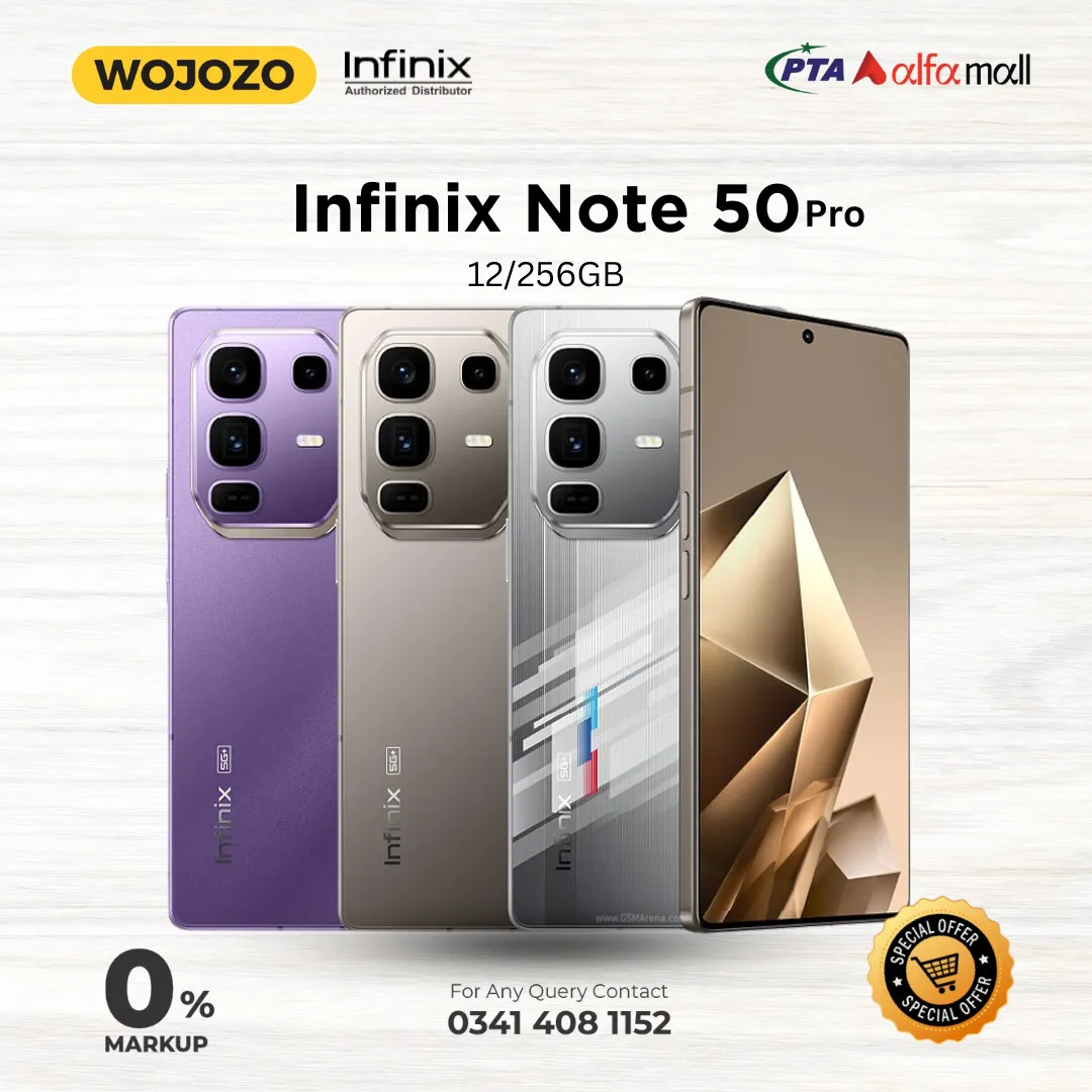 Infinix Note 50 Pro (24-256) PTA Approved with One Year Official ...