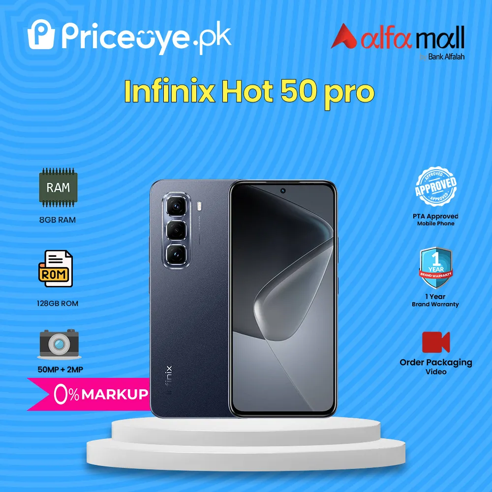 Infinix Hot 50 Pro 8GB 128GB Easy Monthly Installment By Priceoye