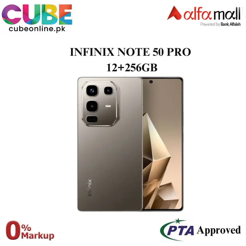 Infinix Note 50 Pro 12+256GB Dual Sim PTA Approved Official Warranty ...