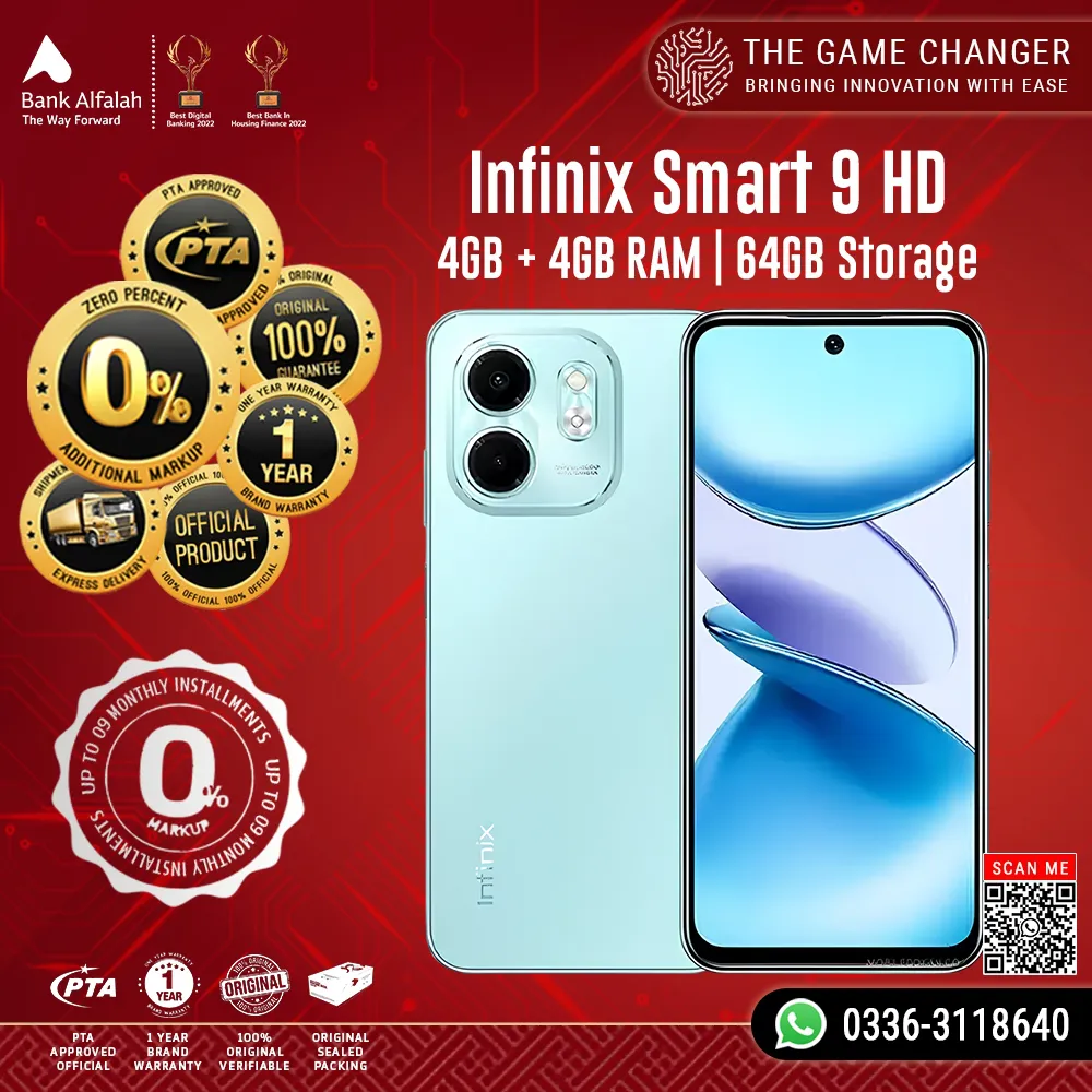 Infinix Smart 9 HD - 4GB RAM - 64GB Storage - 0% Markup Installments ...