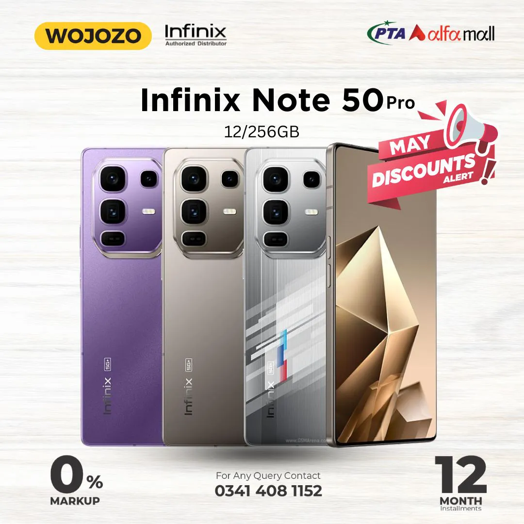 Infinix Note 50 Pro (12-256) PTA Approved with Official One Year ...