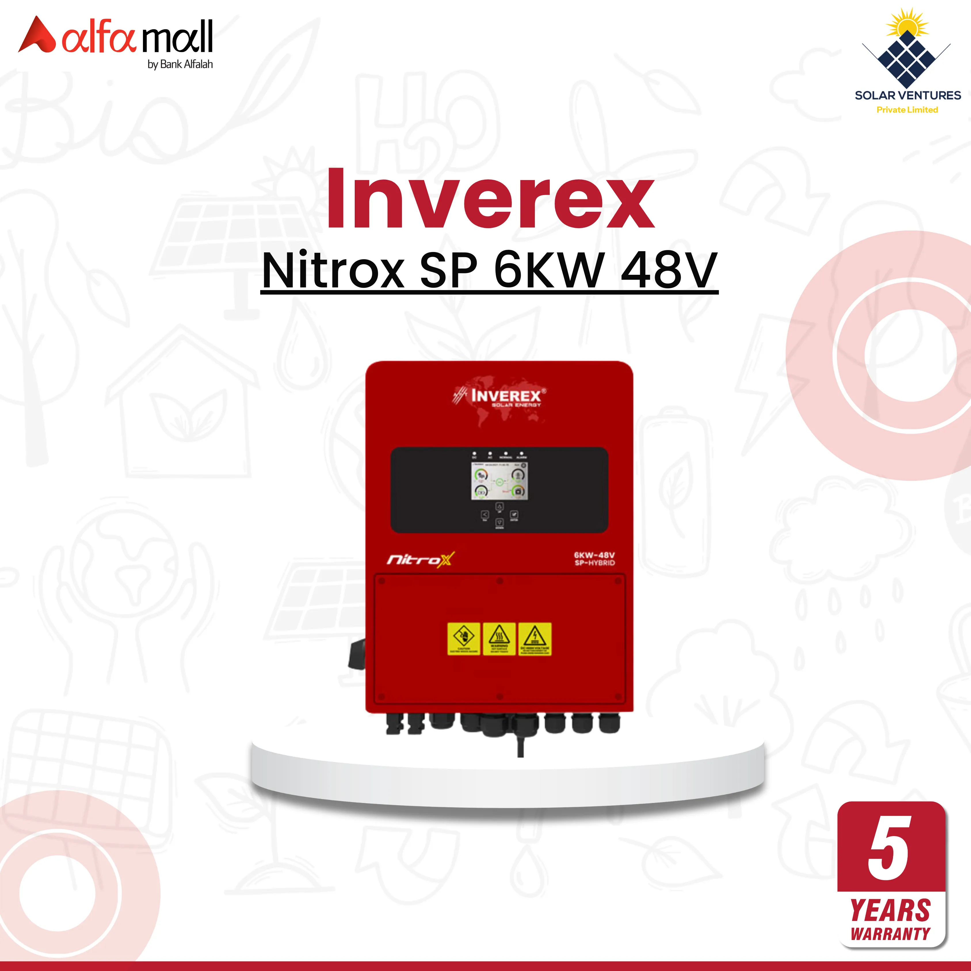 Inverex Nitrox 6 KW 48 V Single Phase inverter | AlfaMall