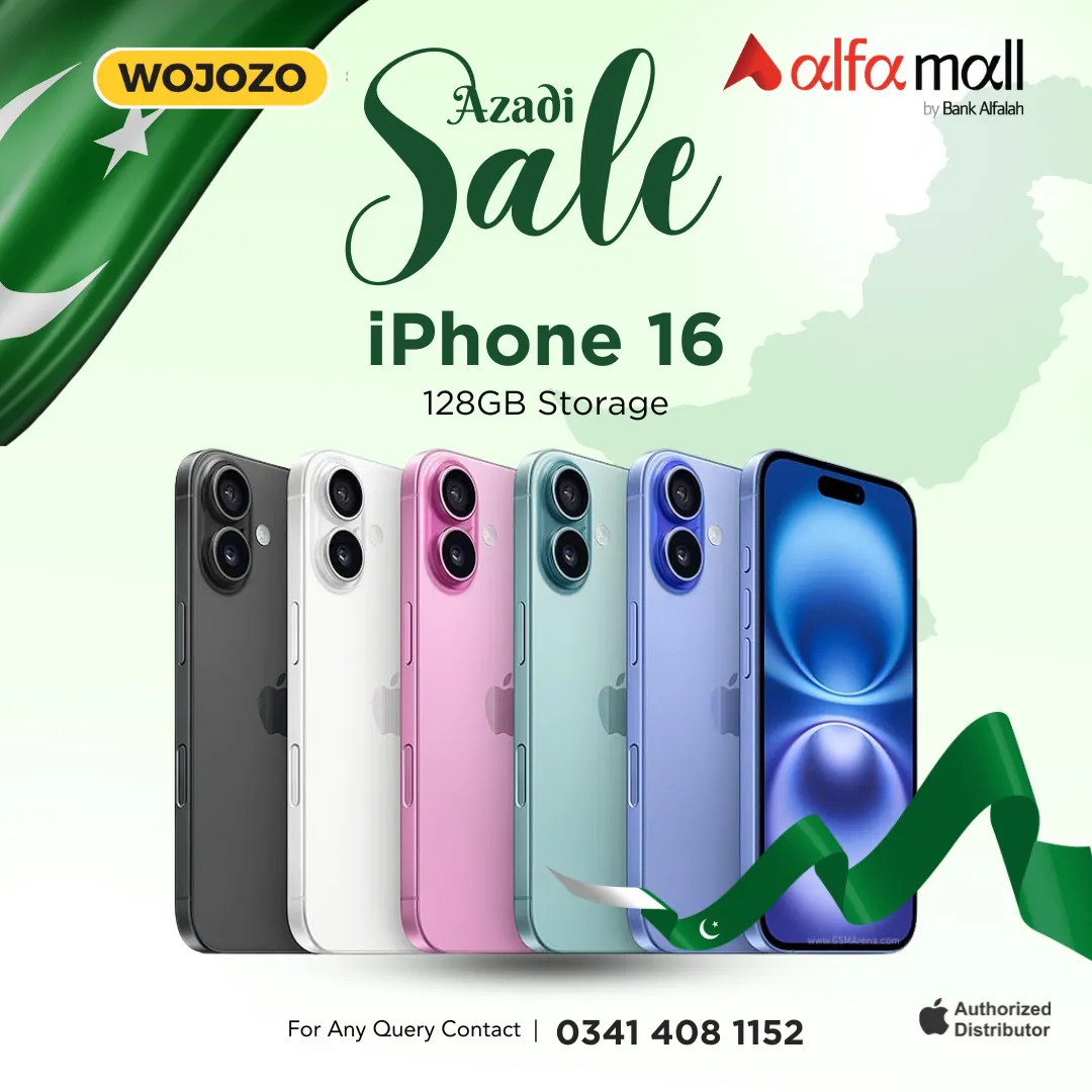 Apple iPhone 16 (128GB) PTA Approved with Official Apple Warranty | AlfaMall