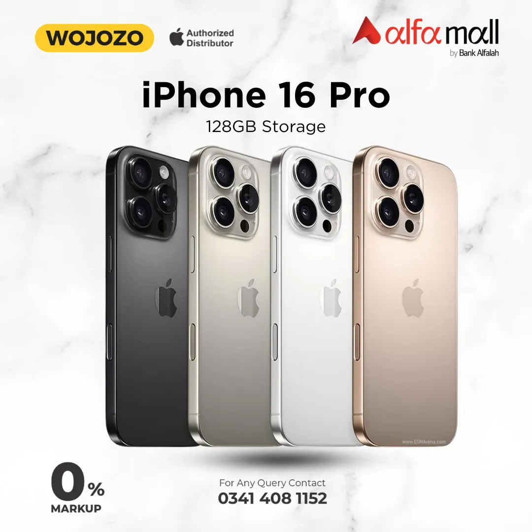 Apple iPhone 16 Pro 128GB PTA Approved with Official Apple Warranty on ...
