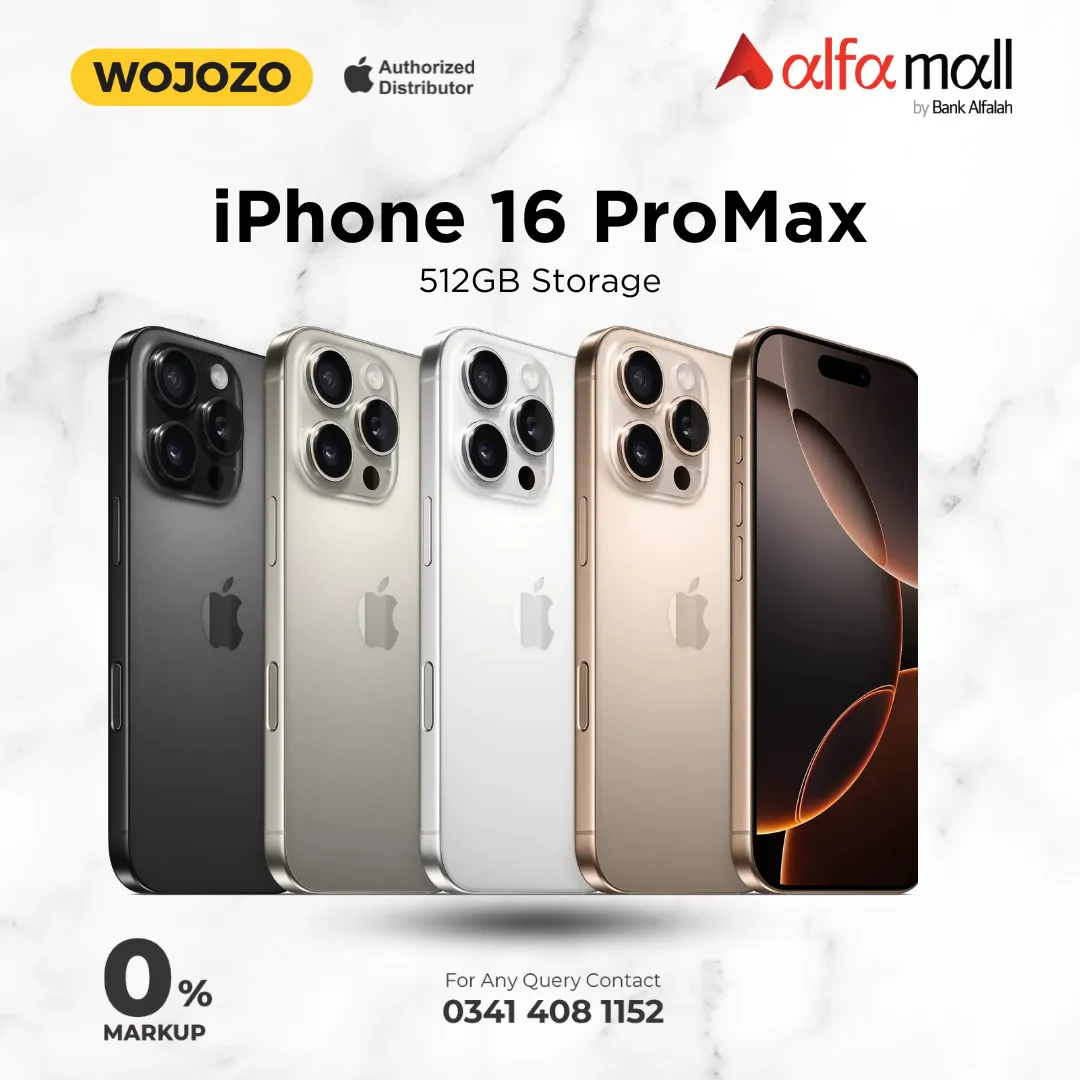 Apple iPhone 16 Pro Max 512GB PTA Approved with Official Apple Warranty ...