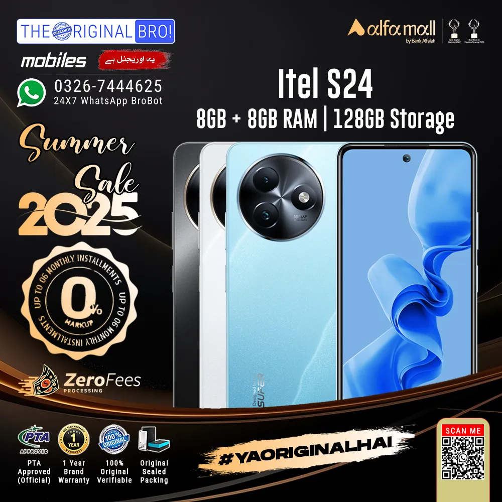 Itel S24 | 8GB RAM - 128GB Storage | 0% Markup Installments | PTA ...