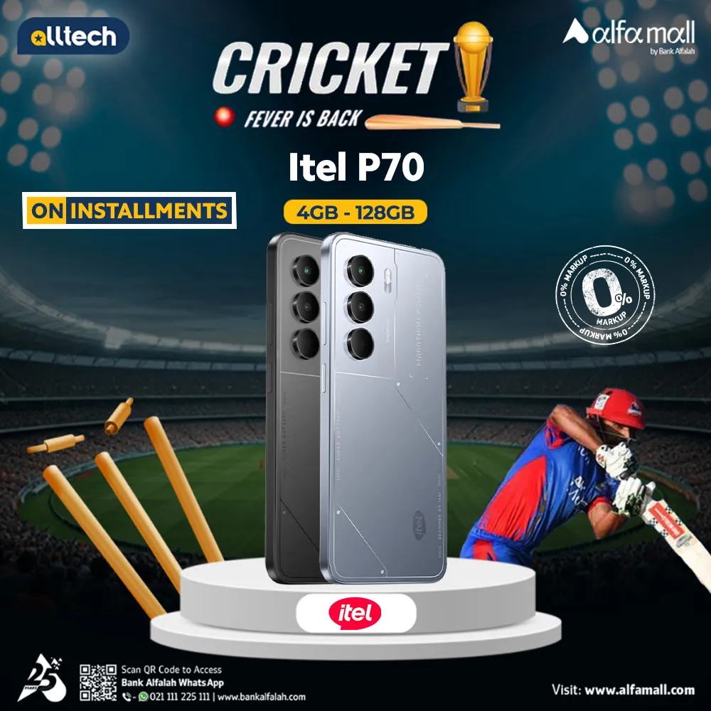 Itel P70 4GB 128GB on Installments