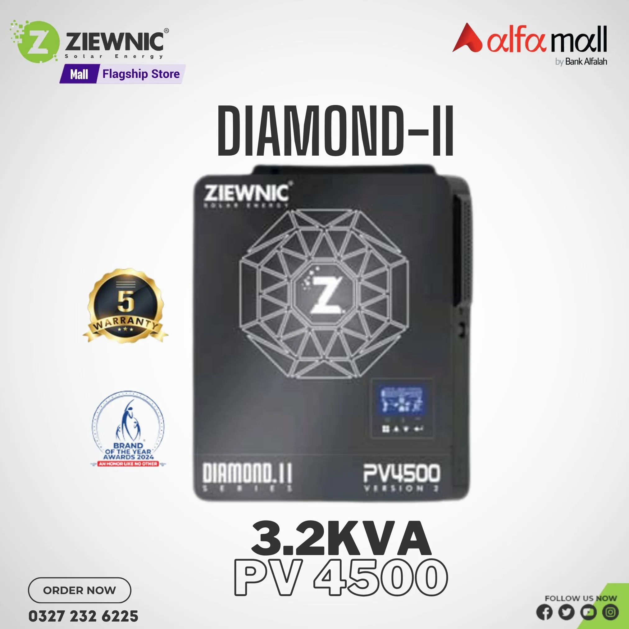 Ziewnic Diamond II 6G 3.2KVA (PV4500) Installment By Ziewnic Solar ...
