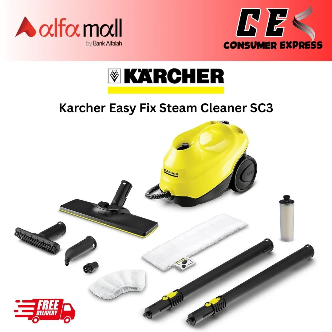 K rcher SC3 Steam Cleaner | 99.9% Germ-Free