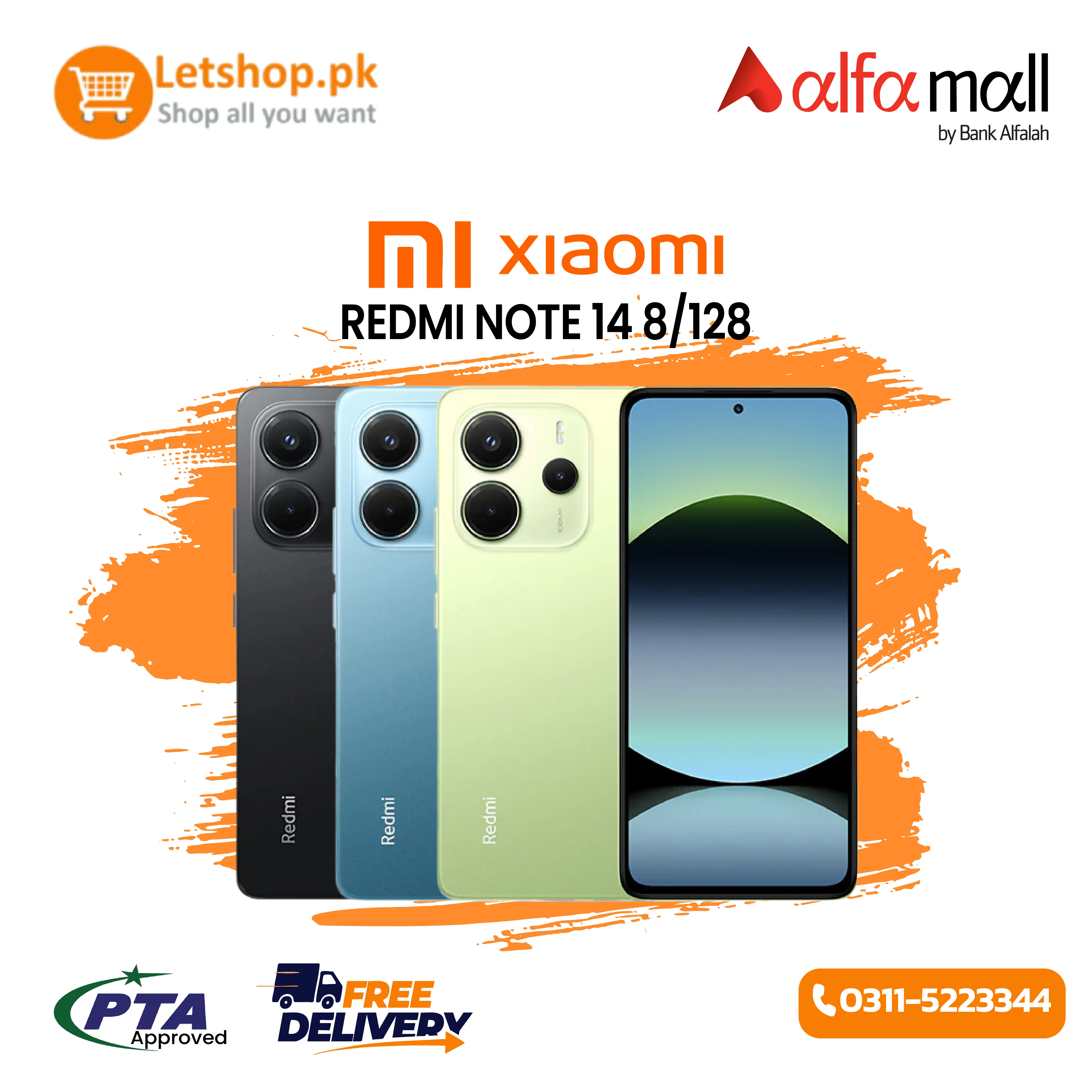 Xiaomi Redmi note 14 8/128