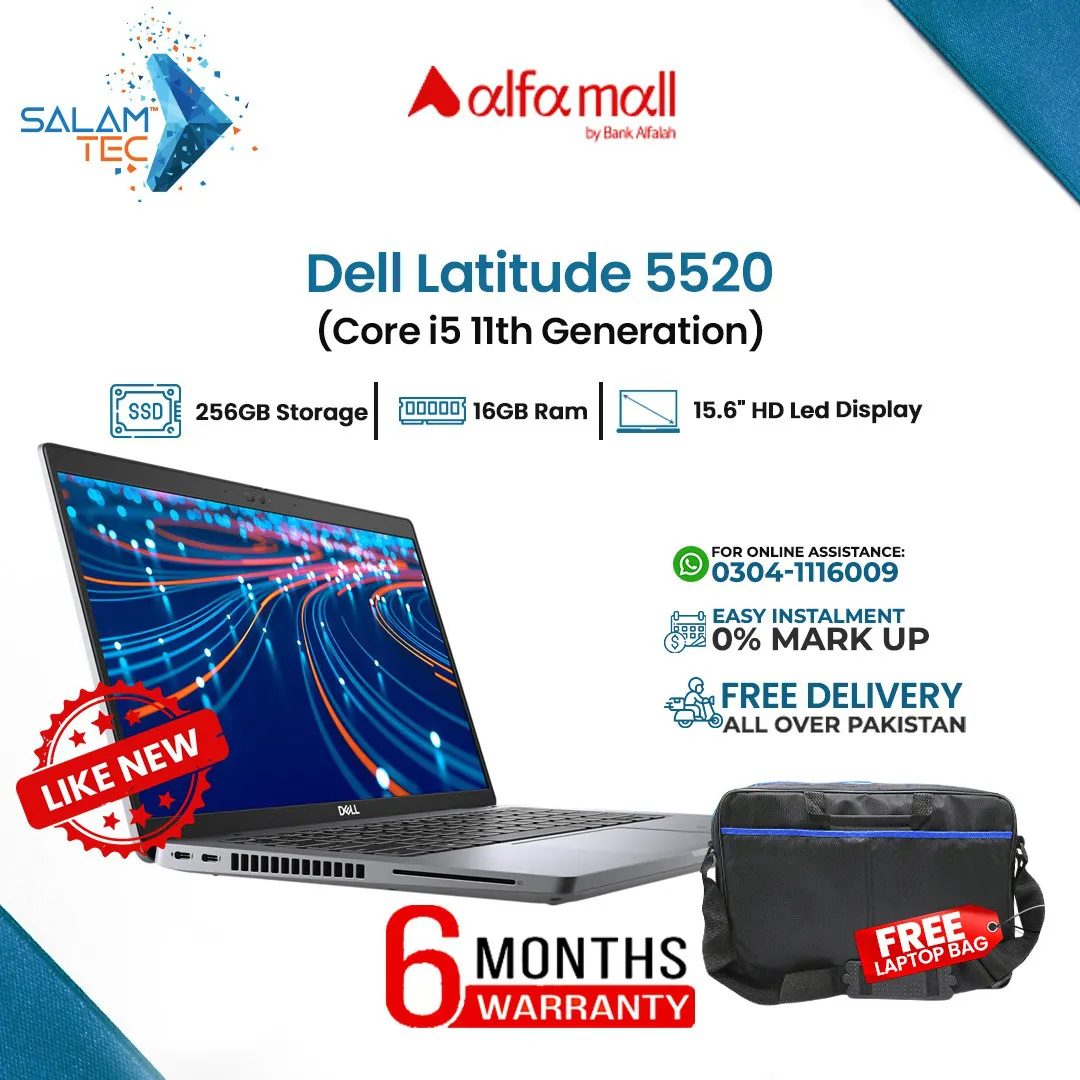 Dell Latitude 5520 Core i5 11th Generation Like New Laptop With Free ...