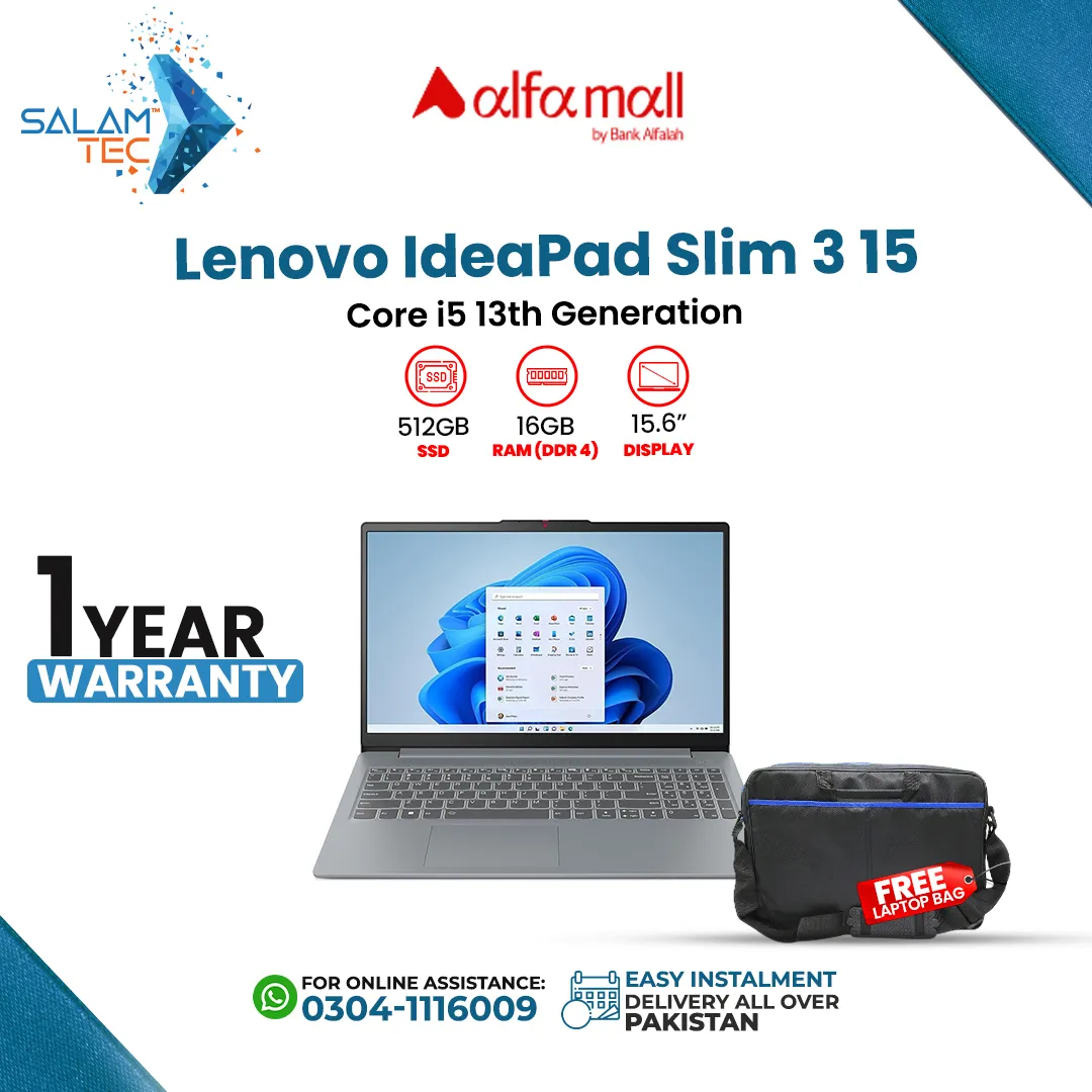 Lenovo IdeaPad Slim 3 15 (SPECIAL ADDITON) Intel Core i5 13420H 13th ...