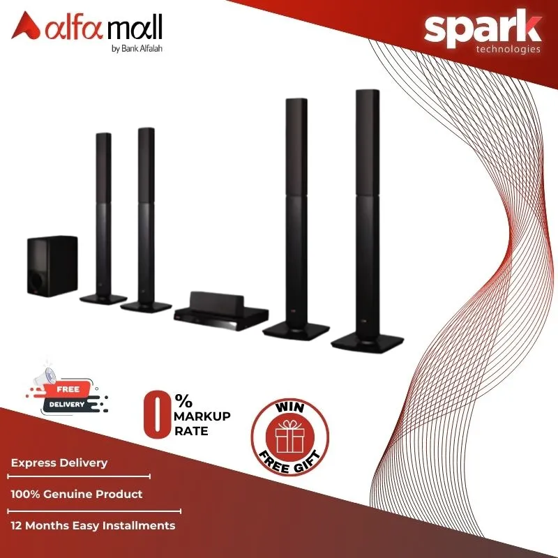 LG Home Theater System LHD657 – 5.1 Channel, 1000W RMS, Bluetooth, USB ...
