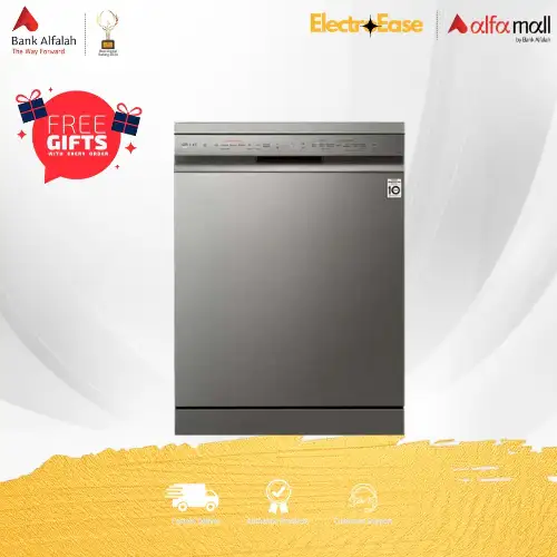 LG Dishwasher 14 Place Settings Inverter Direct Drive QuadWash Steam ...