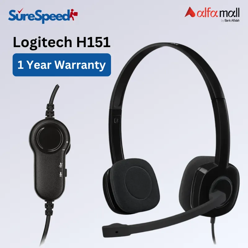 Logitech H151 Stereo Headset | AlfaMall